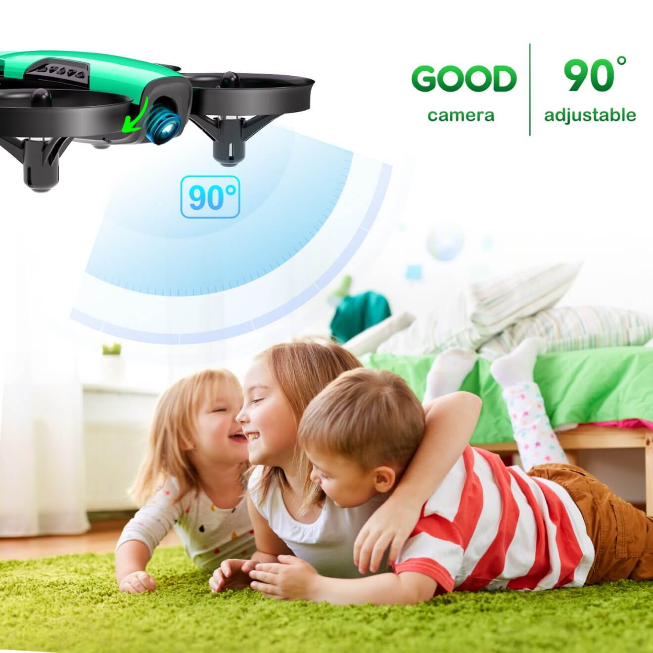 Loolinn | Drone for kids – Mini drone with camera,FPV Real-Time Transmission Photos and Videos ...